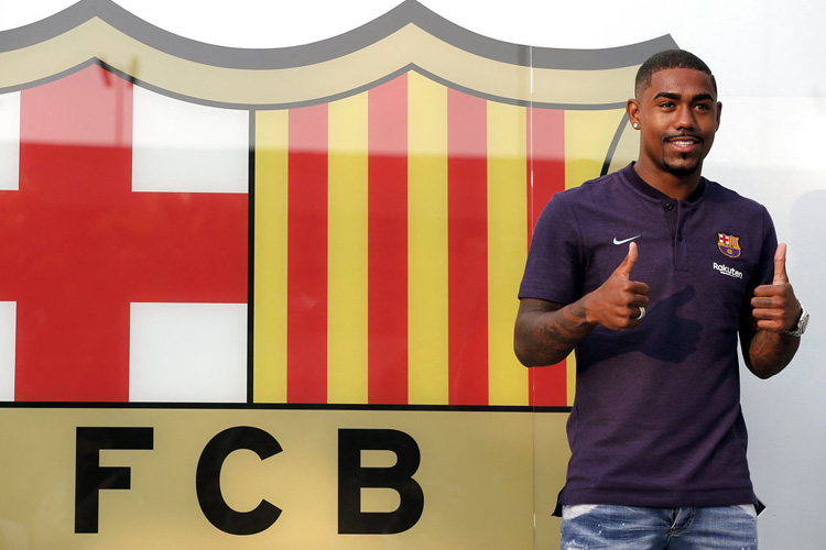 Brazilian winger Malcom signs 5-year contract with Barcelona | Soccer ...