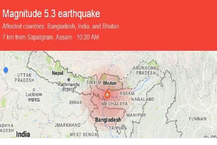 Earthquake rattles Assam, tremors felt across West Bengal, Bihar – India TV