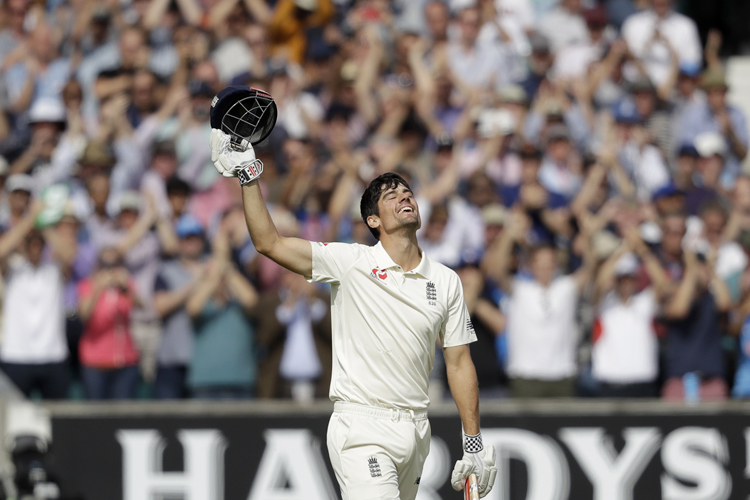 India vs England: Alastair Cook hits a ton in his final Test innings ...