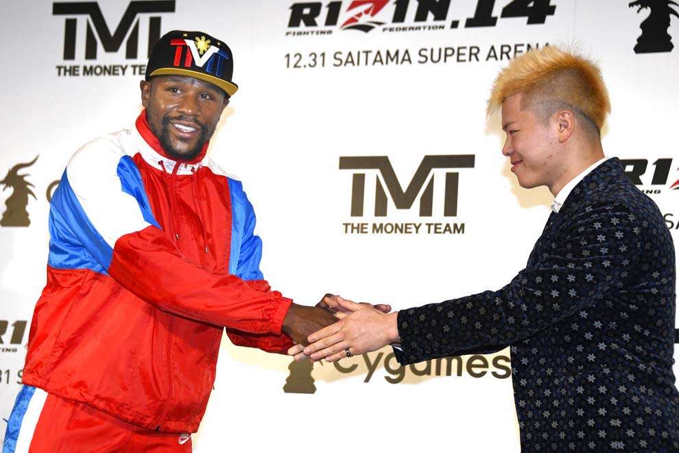 After defeating McGregor, Mayweather to fight Japanese kickboxer ...