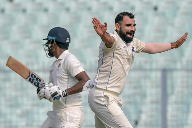 Mohammed Shami goes against BCCI's wishes, bowls 26 overs in Ranji tie ...