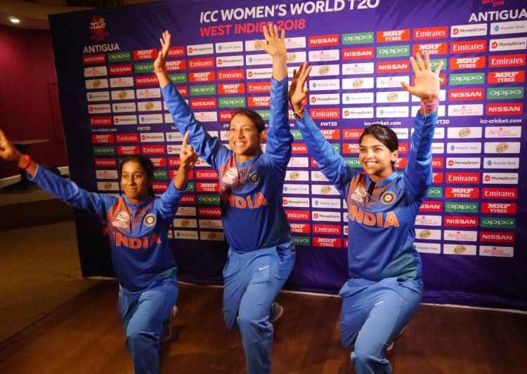 India women cricketers groove on Bhangra beats ahead of World T20 ...