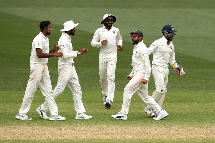 India record sixth-ever Test victory in Australia, second in Adelaide ...