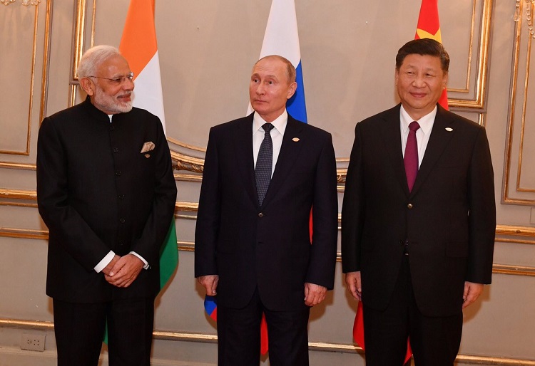 PM Modi meets Xi Jinping, Vladimir Putin in first trilateral after 12 years | World News – India TV