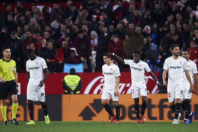 Copa del Rey: Sevilla beats Lionel Messi-less Barcelona 2-0 in first ...