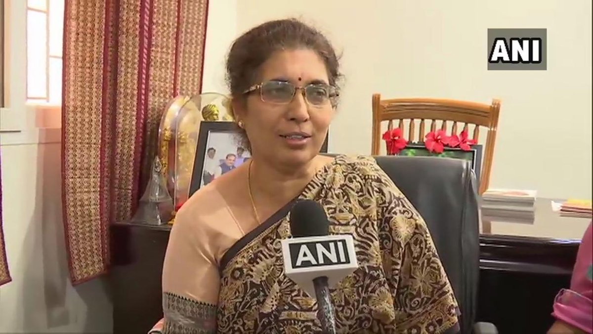 'It's shocking,' says Tejaswini Ananth Kumar, wife of late Union minister Ananth Kumar, after ...