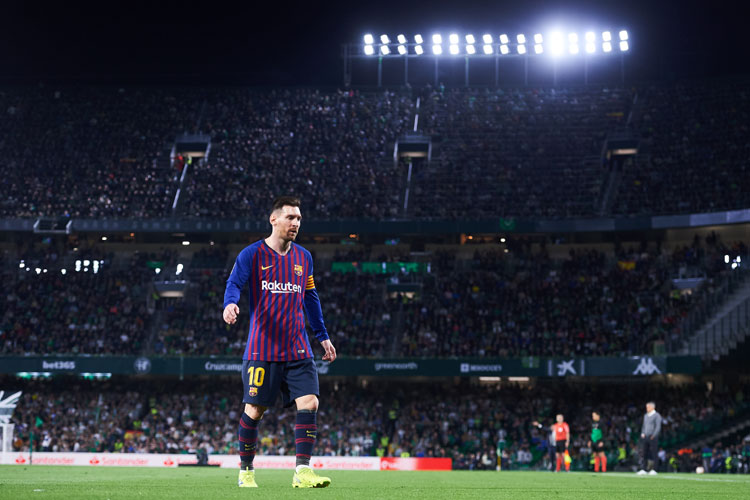 La Liga: Lionel Messi nets hat-trick to down Real Betis, gets rousing ...