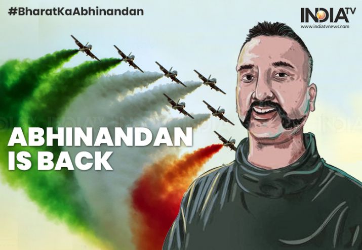 Watch the moment when Wing Commander Abhinandan Varthaman touches ...
