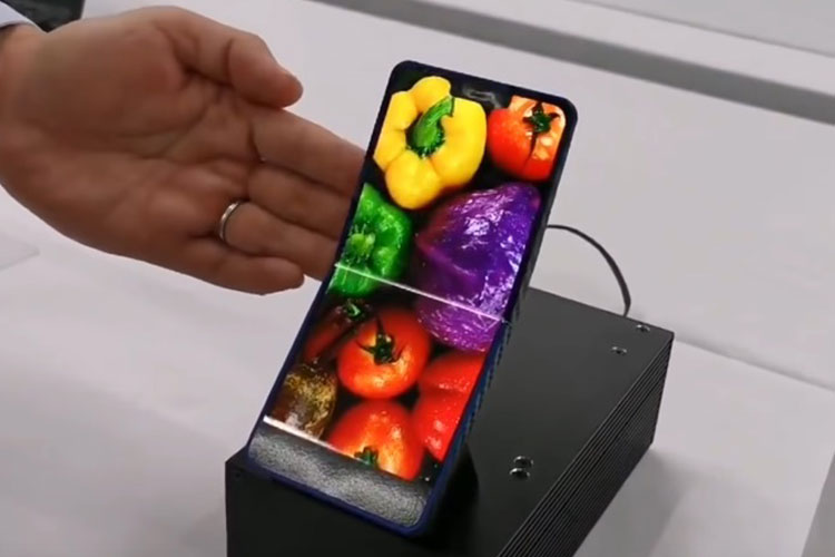 Latest Technology News, Sharp foldable AMOLED prototype with a 6.18 ...