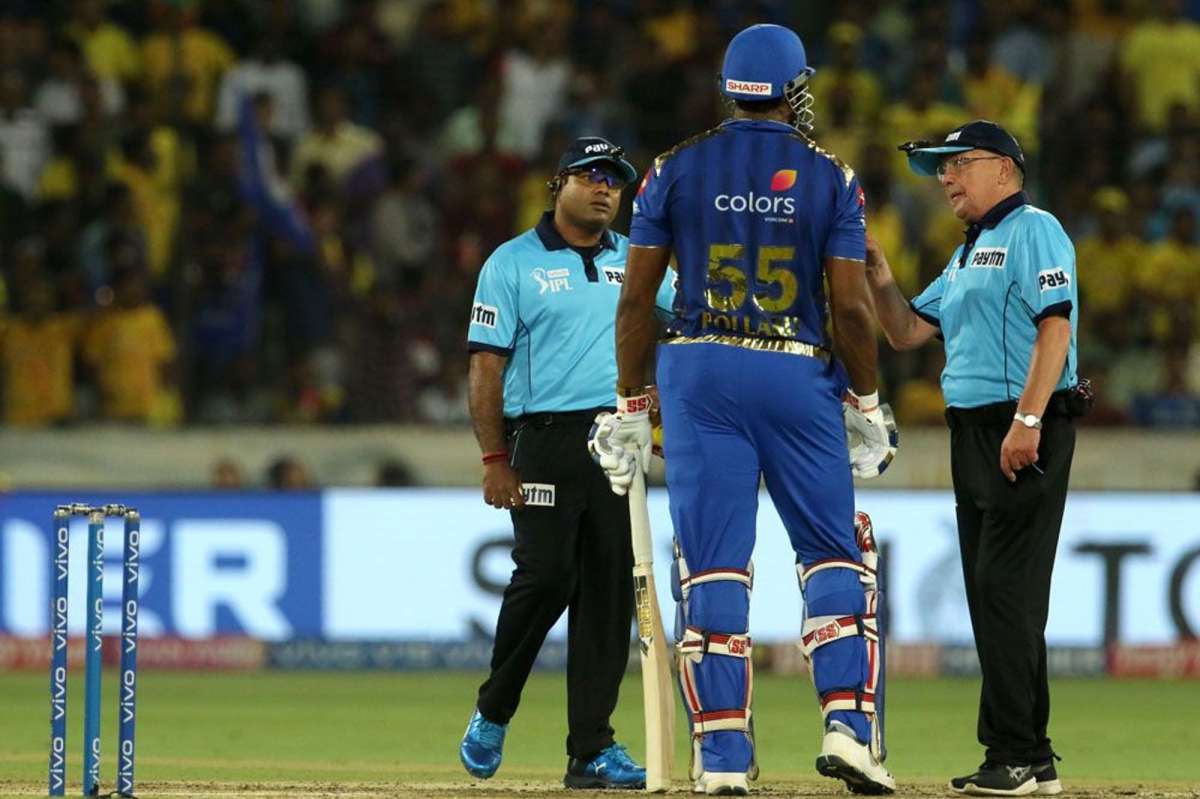 IPL 2019 Final: Kieron Pollard warned by umpires in dramatic last over ...