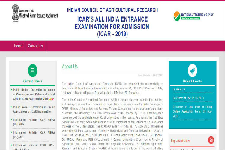 NTA ICAR AIEEA Admit Card 2019 to be released at ntaicar.nic.in. Here's ... NTA ICAR AIEEA Admit Card 2019 to be released at ntaicar.nic.in. Here's ...