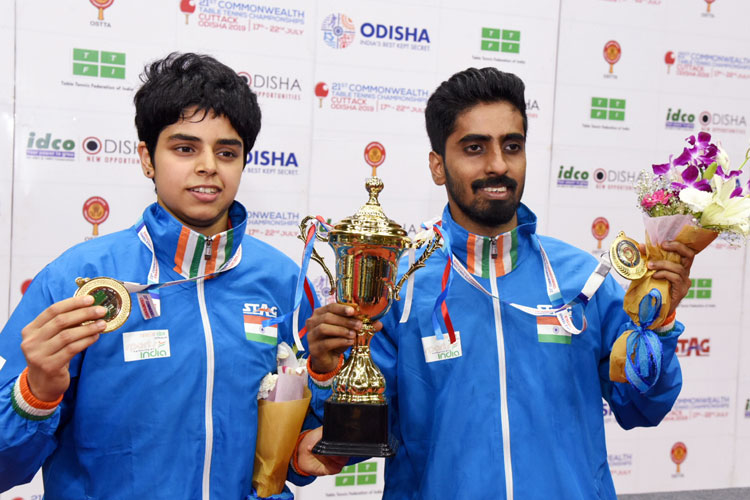Commonwealth Table Tennis Championships: Sathiyan-Archana win mixed gold, Sharath Kamal loses ...