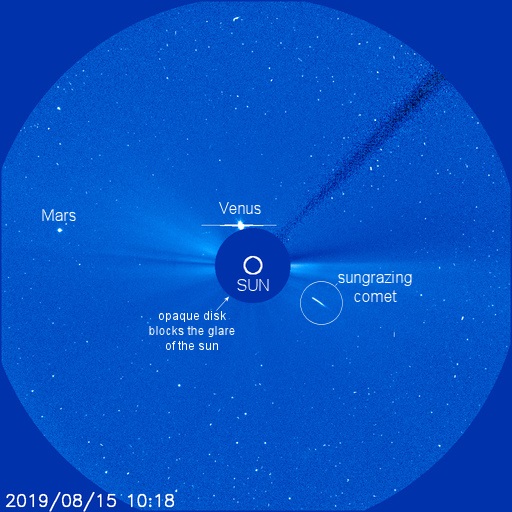VIDEO | Comet's death dive captured on camera, sungrazer rams into sun ...