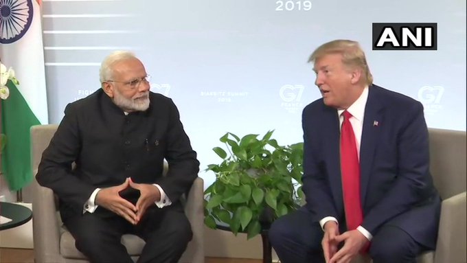 PM Modi-Trump G7 Summit: US backs off from 'mediation', says Kashmir ...