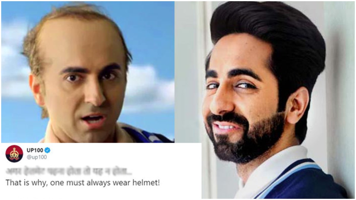 Ayushmann Khurrana's Bala teaser: UP Police's humorous take on road ... Ayushmann Khurrana's Bala teaser: UP Police's humorous take on road ...