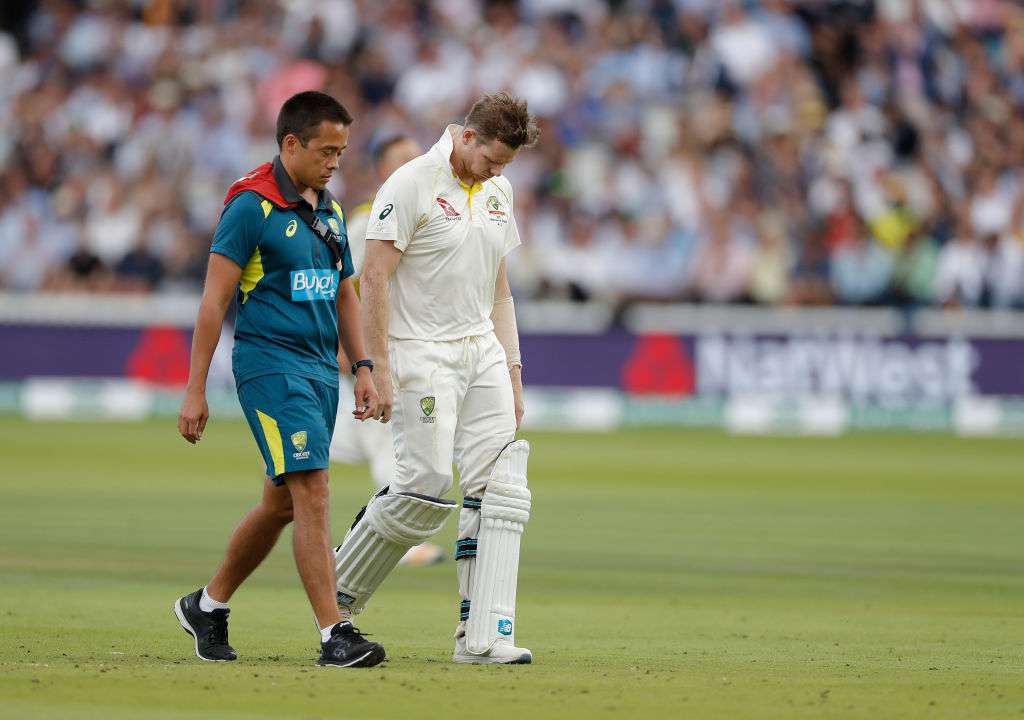 Ashes | 2nd Test: Steve Smith retires hurt after struck on neck by ...