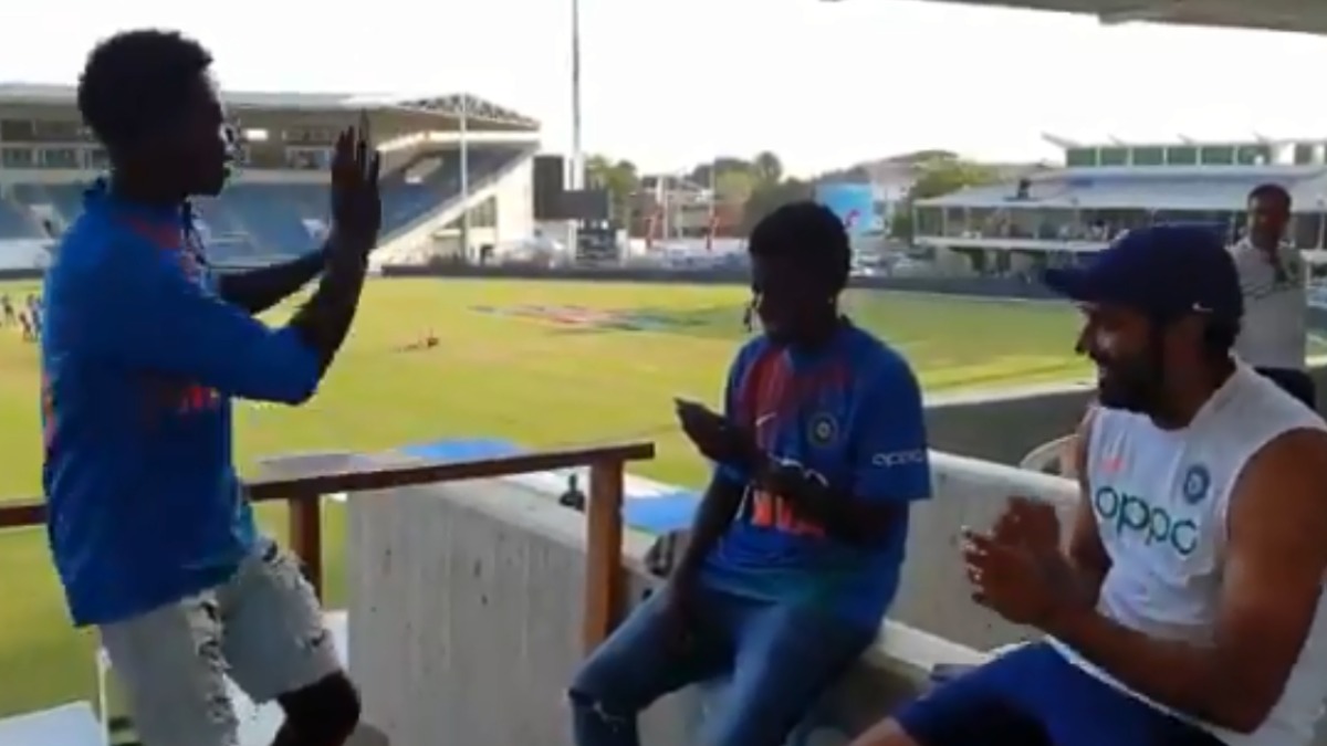 India vs West Indies: Rohit Sharma shares heartwarming moment with ... India vs West Indies: Rohit Sharma shares heartwarming moment with ...