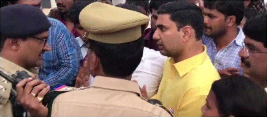 TDP chief Chandrababu Naidu and his son under house arrest | India News – India TV