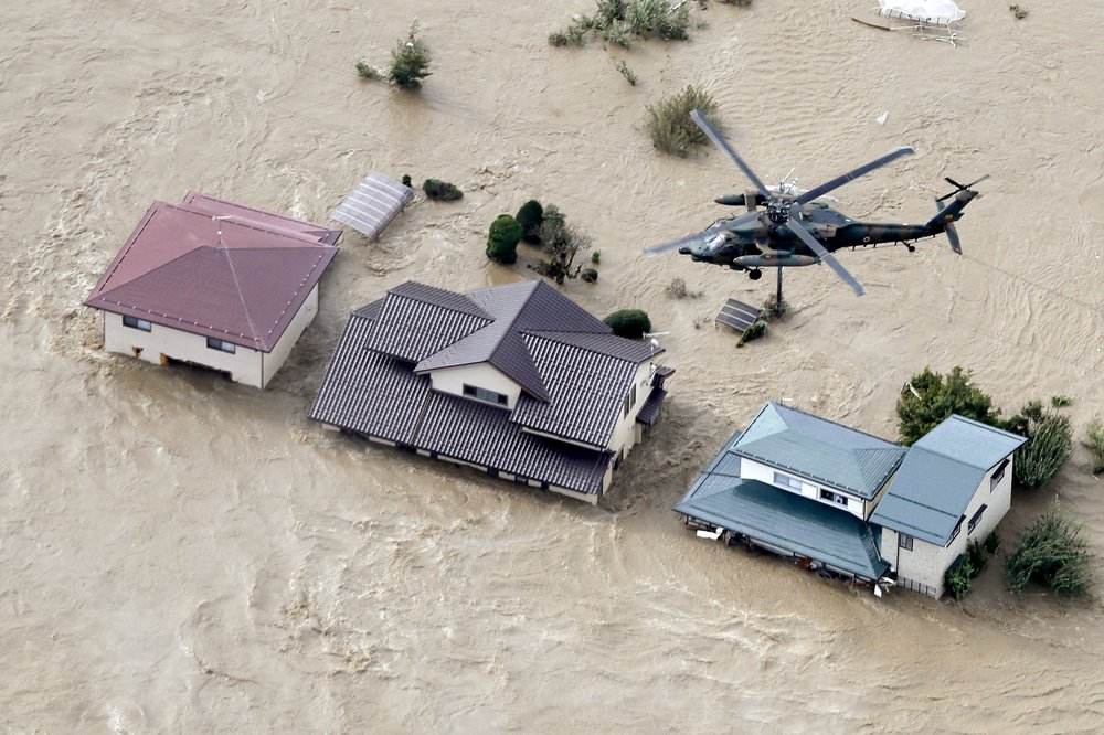 Rescue efforts underway after unprecedented rains flood Japan | World ...