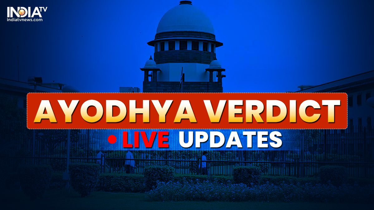 Ayodhya Verdict highlights | India News – India TV