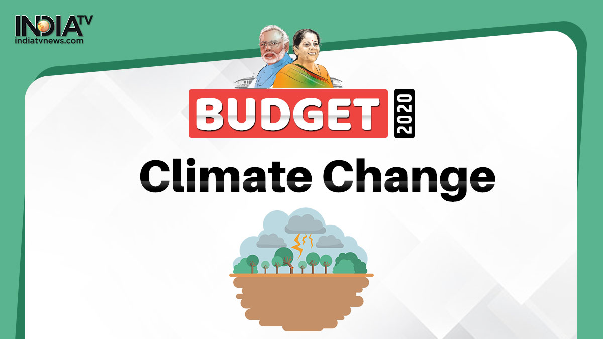 Union Budget 2020: What Nirmala Sitharaman has to tackle the challenges of Climate Change ...