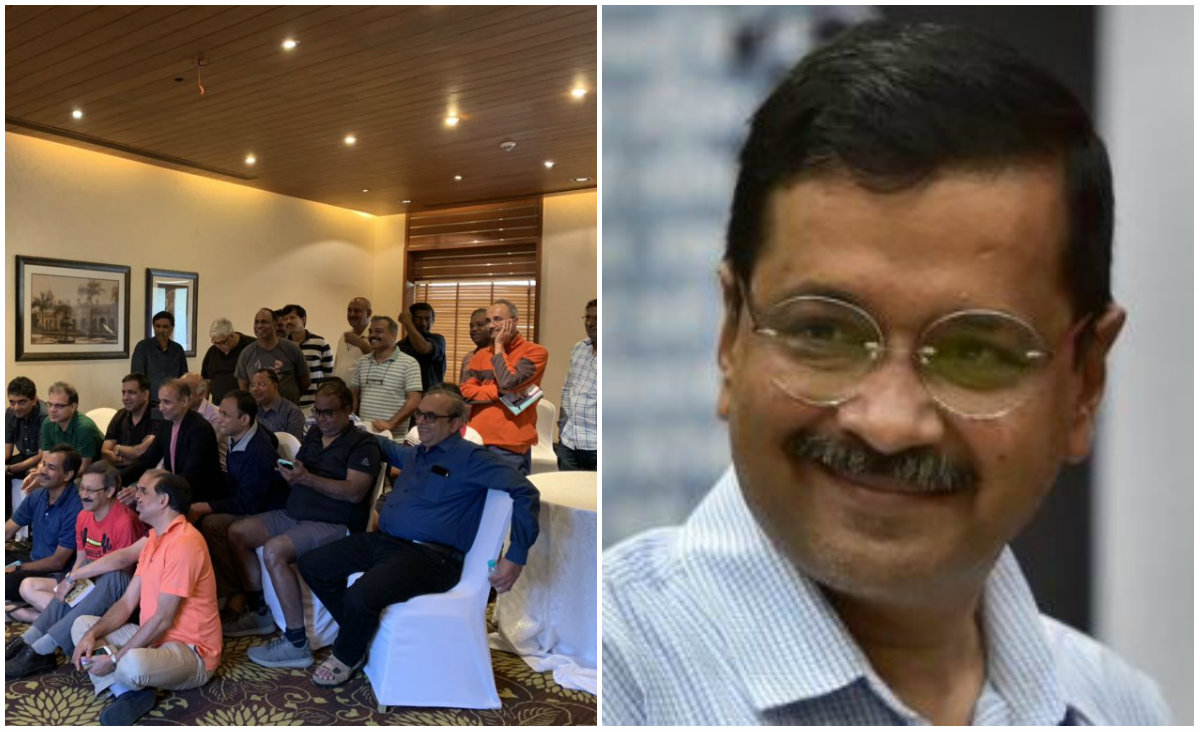 This is how Delhi CM Arvind Kejriwal joins IIT reunion | India News ...