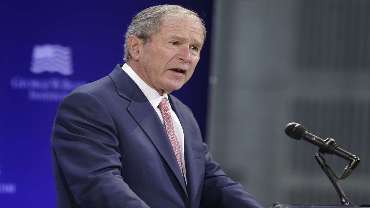 Former US president Bush calls on Americans to be empathetic ...