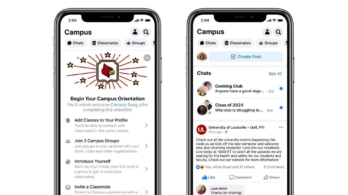Facebook launches college-only space for students to connect ...