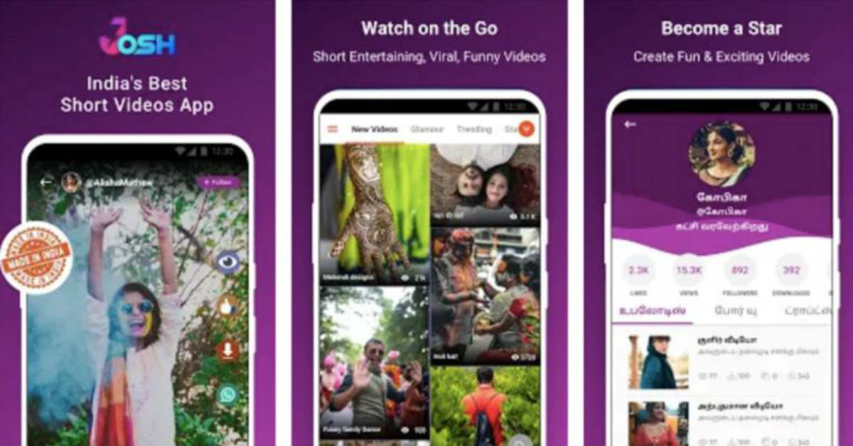 Dailyhunt launches Android version of its TikTok rival 'Josh ...