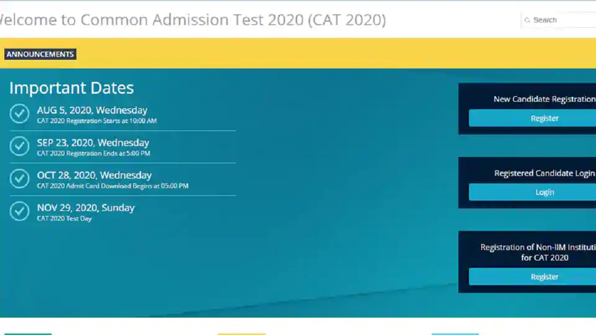 CAT admit card 2020: IIM CAT admit card 2020 to release tomorrow. Steps ...