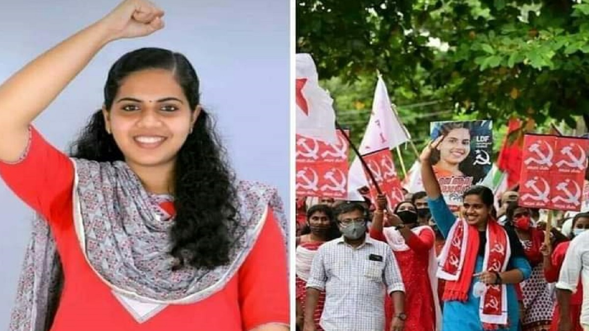 Arya Rajendran India youngest mayor CPI M Thiruvananthapuram Kerala ...