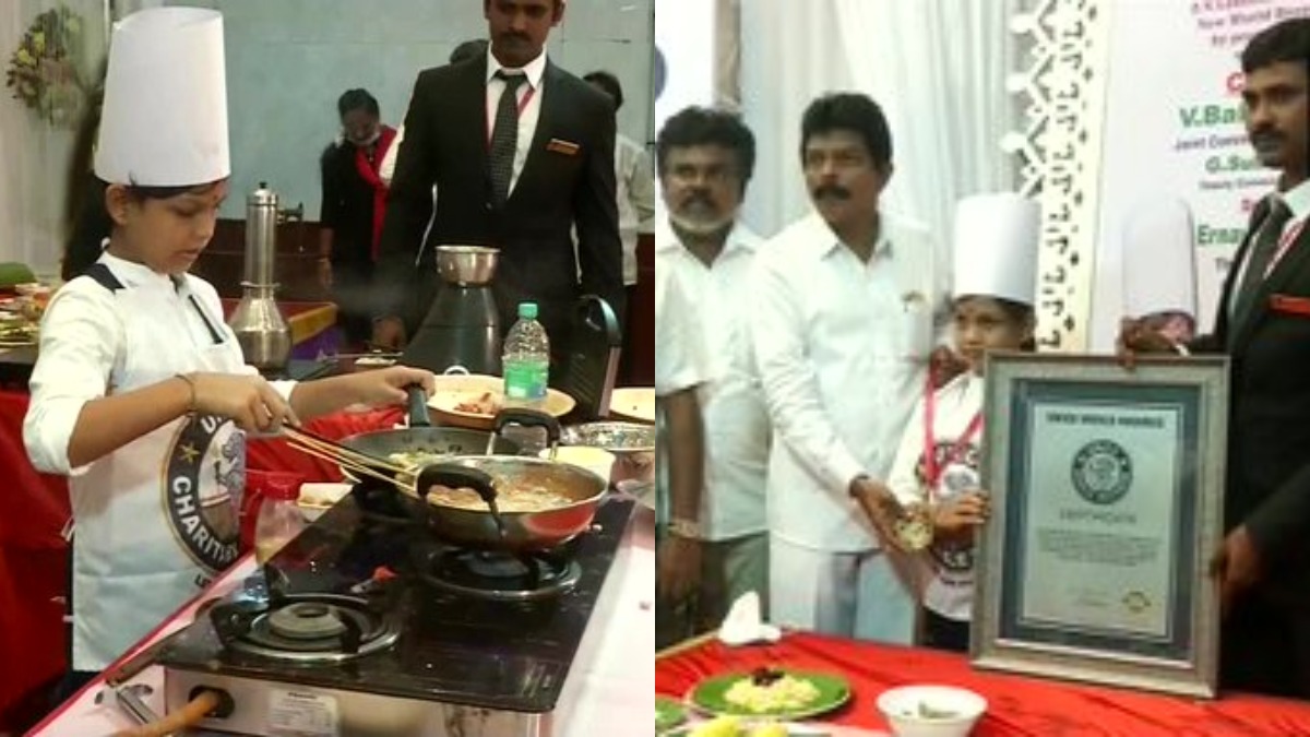Cooking Champion! Tamil Nadu girl creates world record by preparing 46 ...