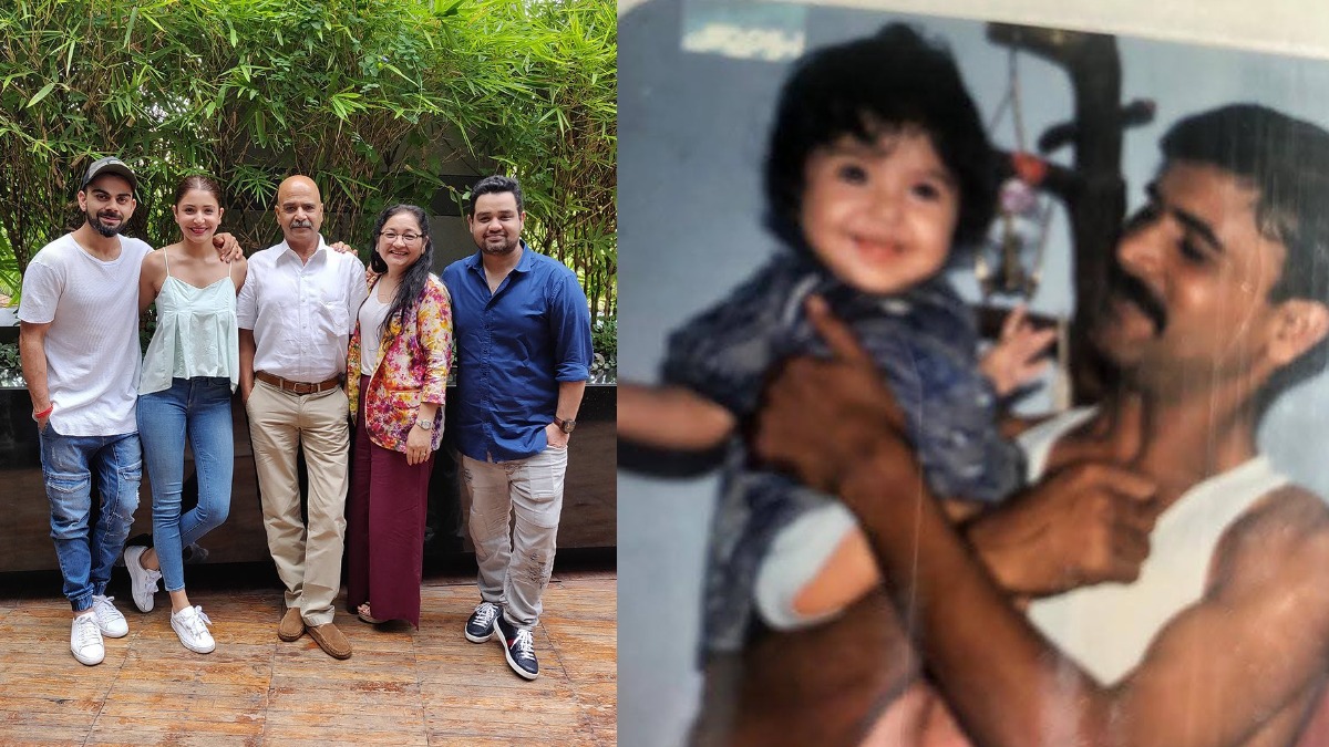Anushka Sharma Father Photo Anushka Sharma Bakes Birthday Cake For