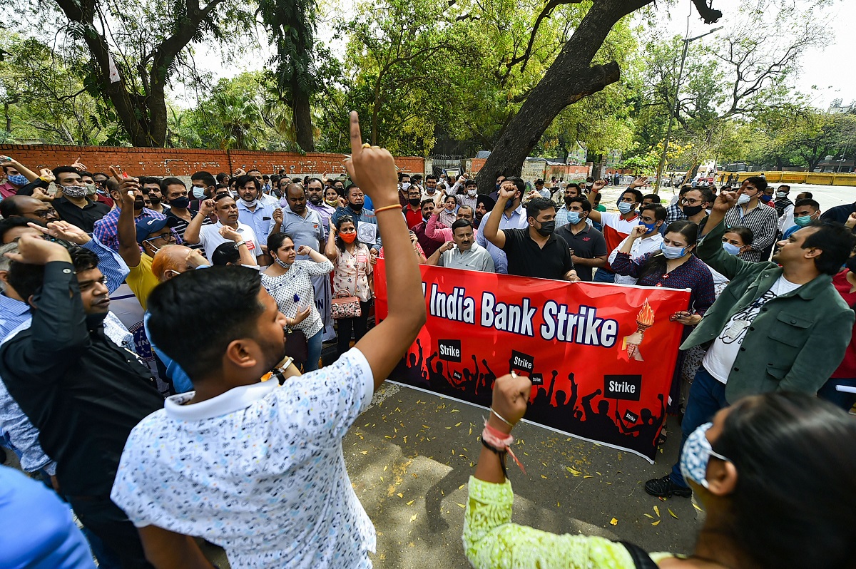 Bank strike today bank strike 2021 banking services affected cheques ...