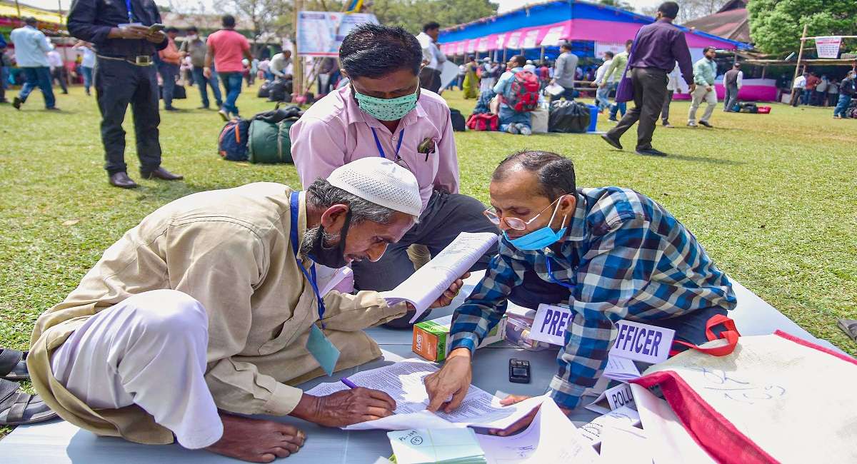 Assam assembly election 2021 171 votes cast in booth that has 90 voters ...