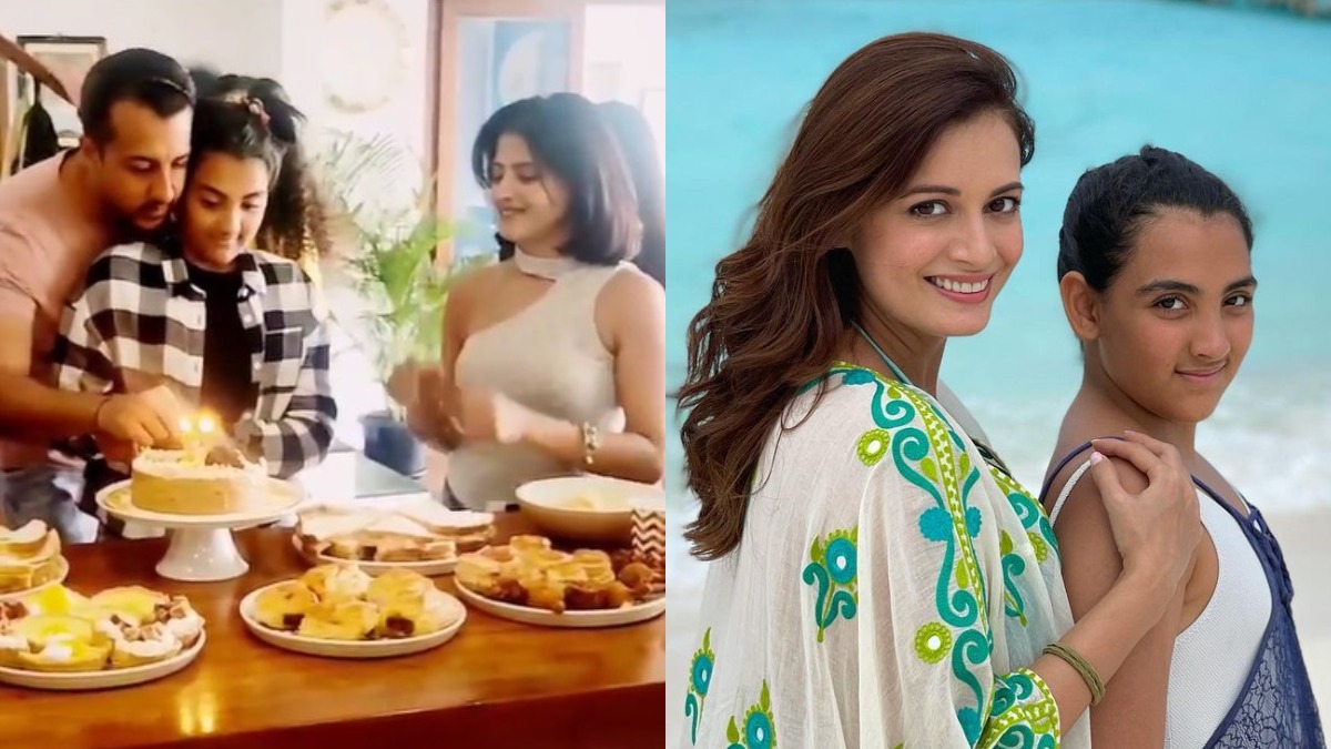 Dia Mirza's fun celebration at stepdaughter Samaira's birthday with ...