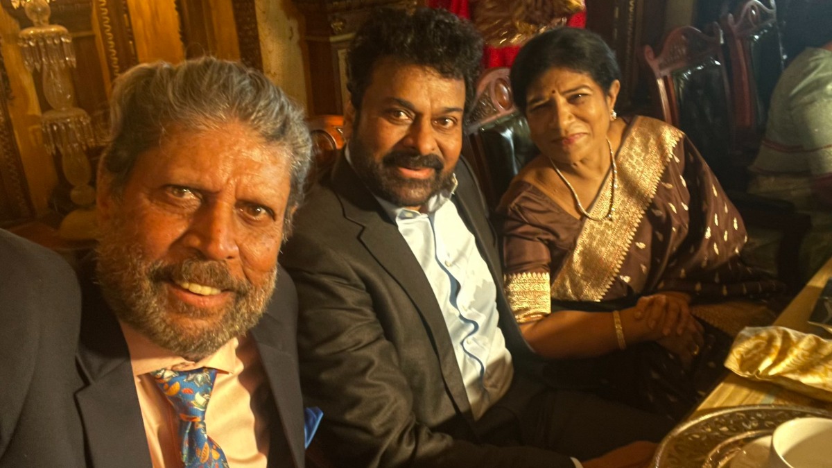 Chiranjeevi, wife Surekha rekindle memories with Old Friend Kapil Dev ...