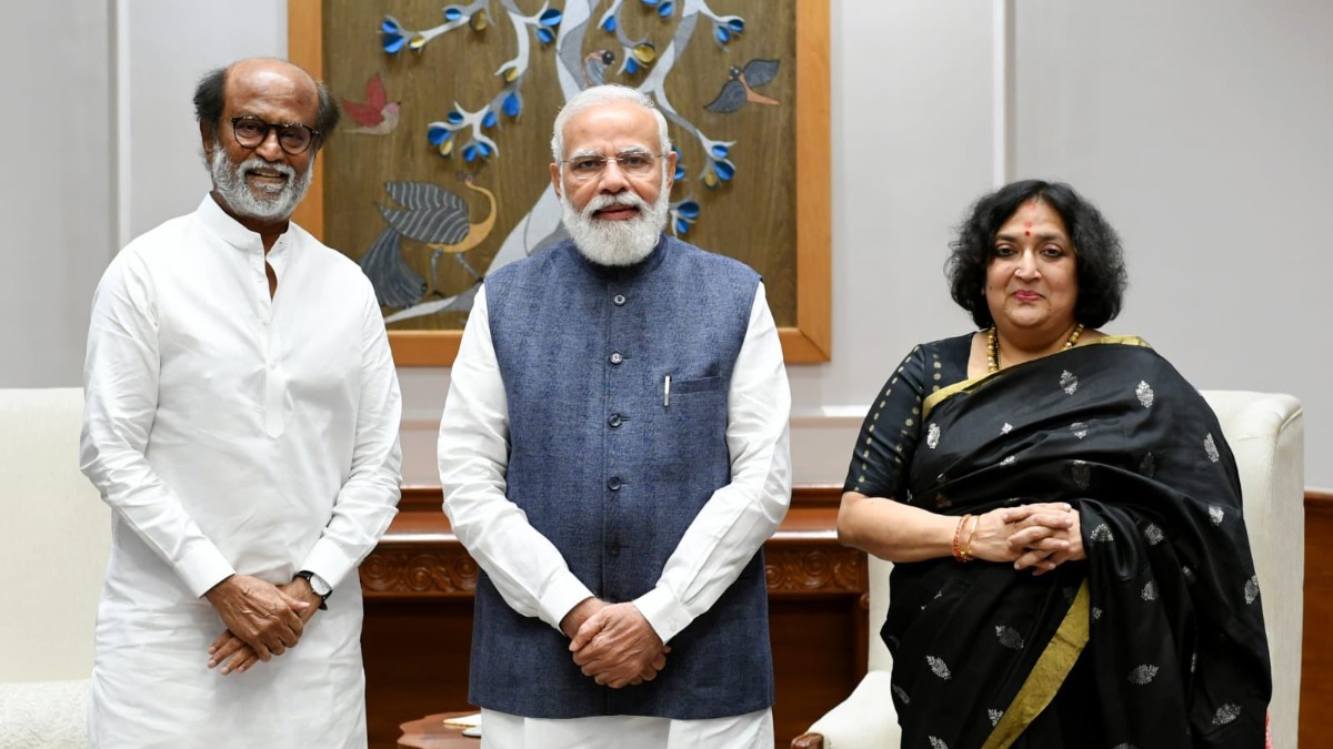 Rajinikanth meets PM Narendra Modi, President Ram Nath Kovind ...