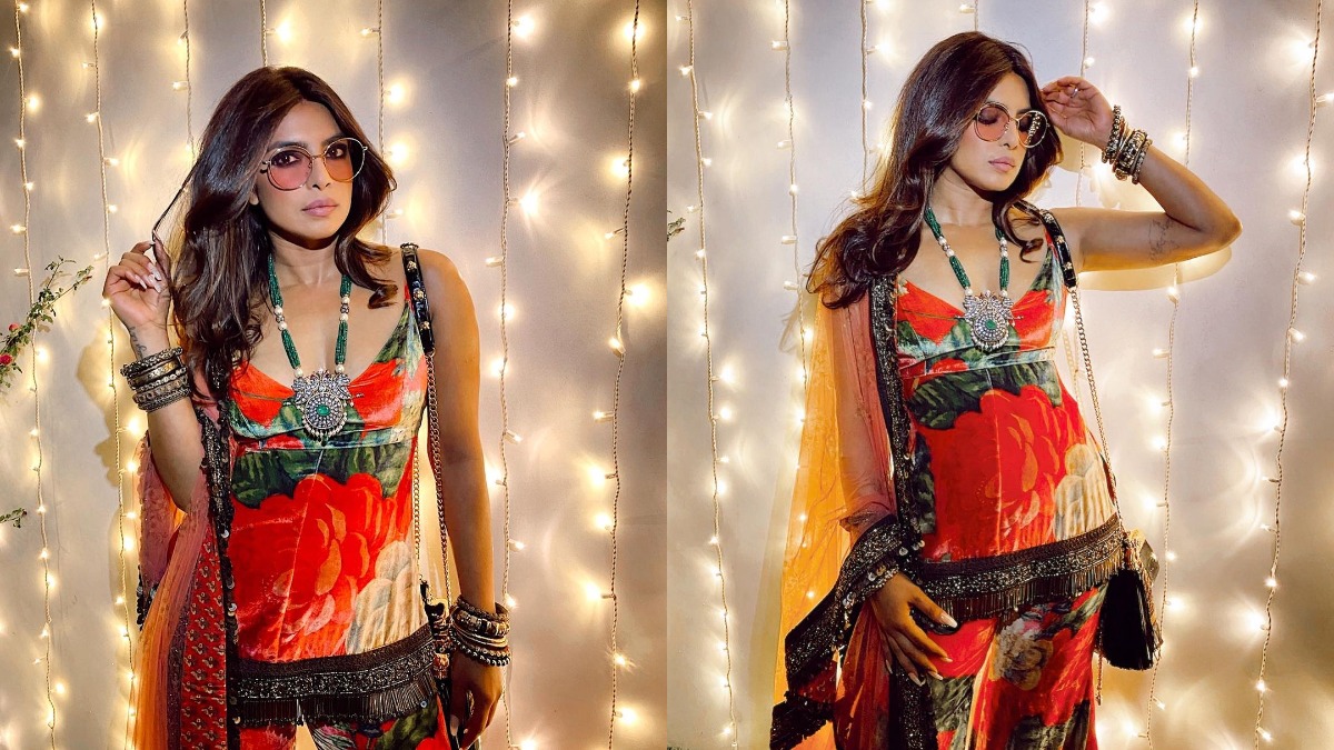 PIC: Priyanka Chopra ends Diwali celebrations with stunning boho-chic attire; Nick Jonas goes ...