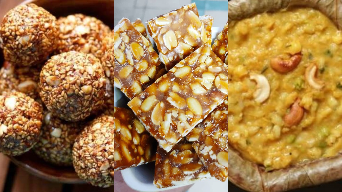 Makar Sankranti 2022: Til laddoos, Tikho Khichdo to peanut chikkis ...