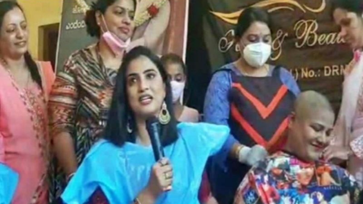 Kannada actress Rishika Raj wins hearts after donating hair to cancer ...