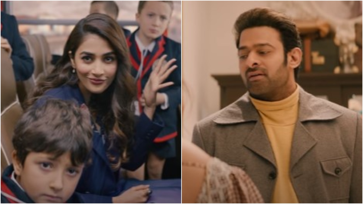 Radhe Shyam glimpse: Prabhas looks cute flirting with Pooja Hegde in ...