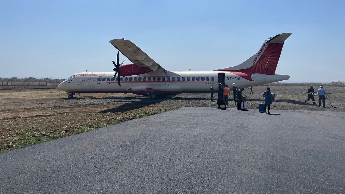 Flight with 55 onboard goes off runway in Jabalpur | India News – India TV