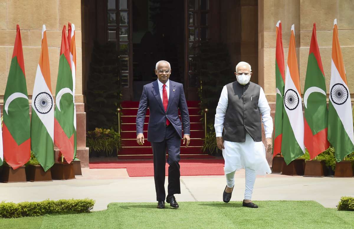 India, Maldives ink six pacts to broad-base ties | India News – India TV