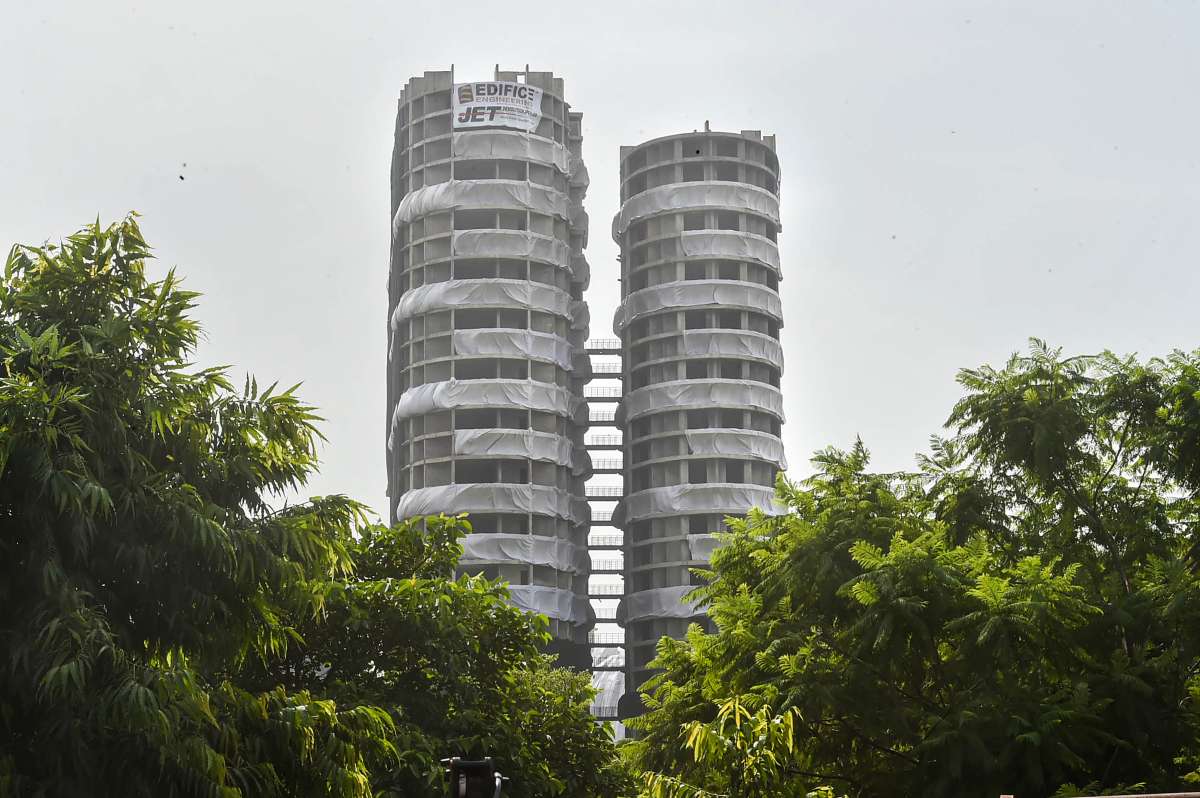 Noida twin towers demolition: Supertech says building plan approved by ...