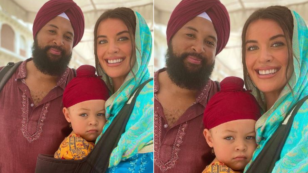 African father-son duo wearing turbans to visit Golden Temple is the ...