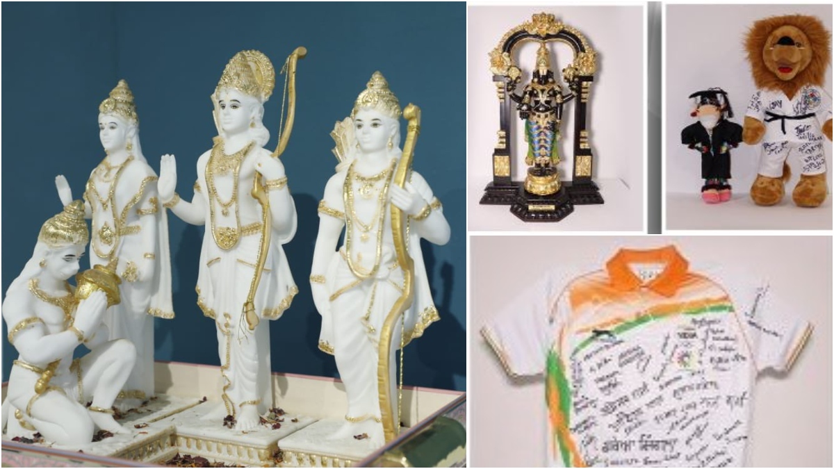 Modi Birthday: E-auction of over 1200 mementos, gifts presented to PM ...