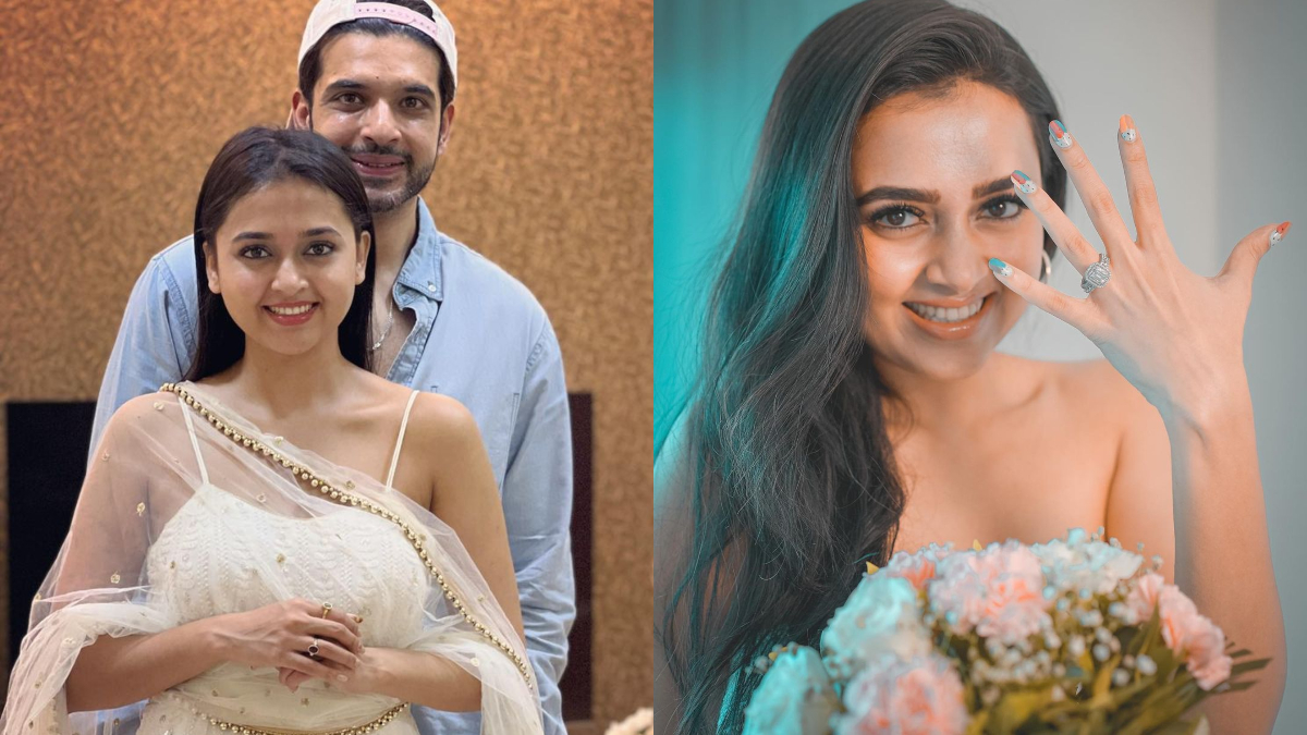 Tejasswi Prakash breaks silence on engagement rumours with Karan ...