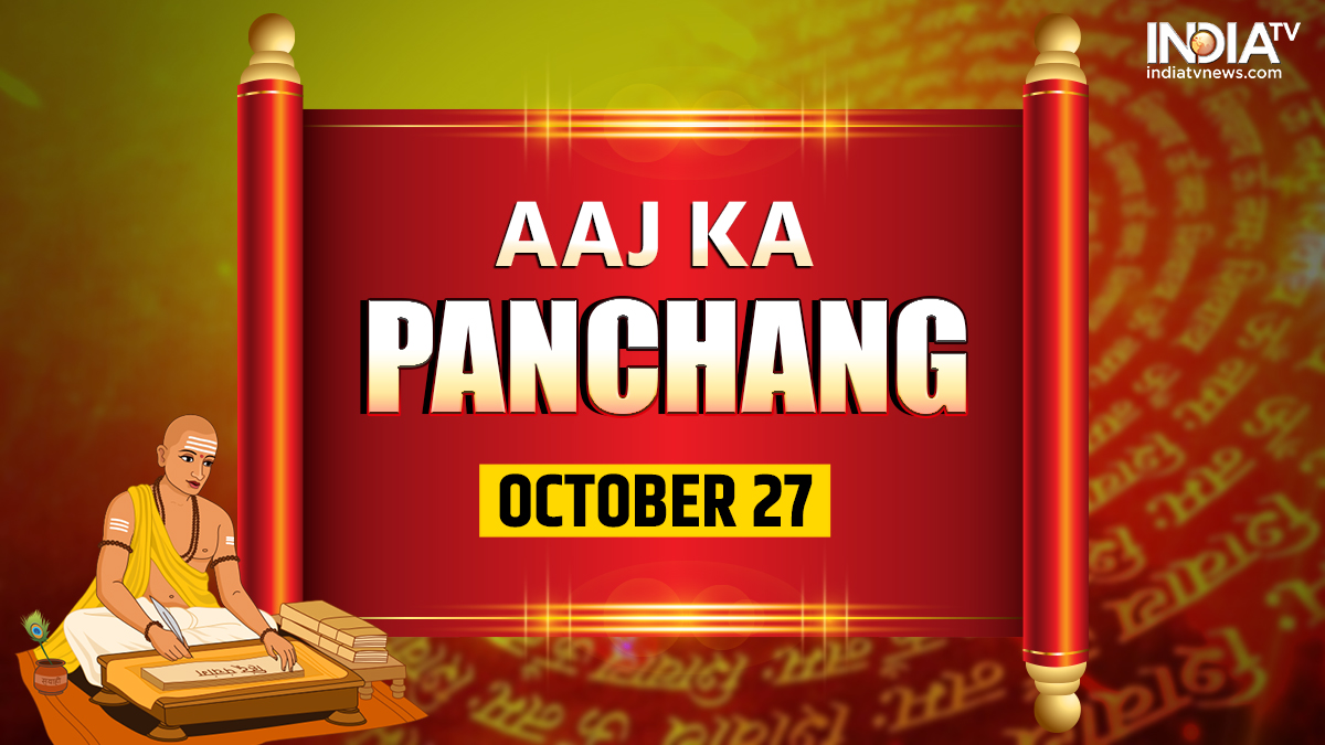 Aaj Ka Panchang 27 October 2022: Know Thursday's Panchang, Rahukal ...