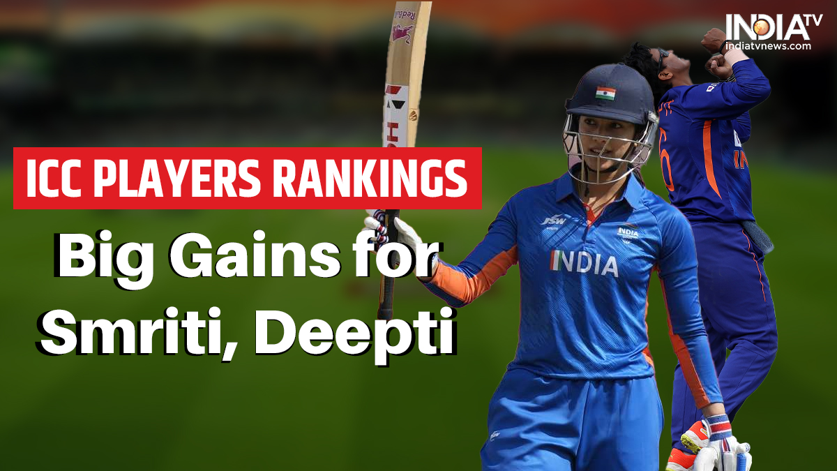 ICC Players rankings: Smriti Mandhana, Deepti Sharma inch closer to top ...